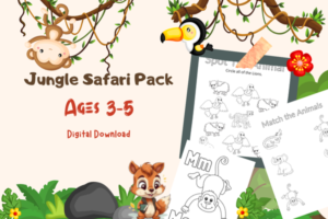Jungle Safari Digital Pack - squeakysquirrelschoolhouse.com